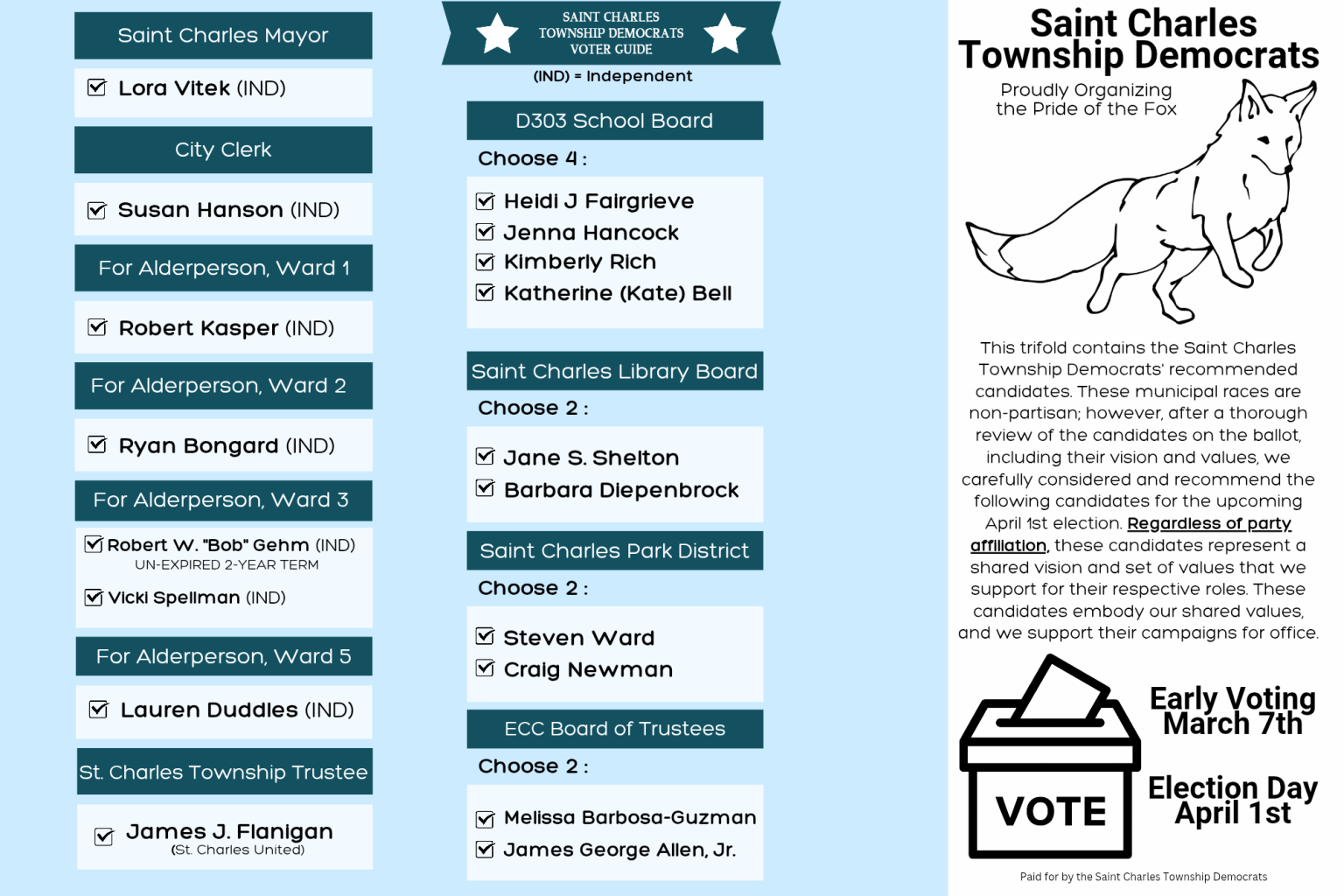 Meet the Candidates on the Ballot in Kane County