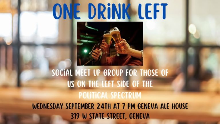 One Drink Left Sept 2025 – Kane County Democrats